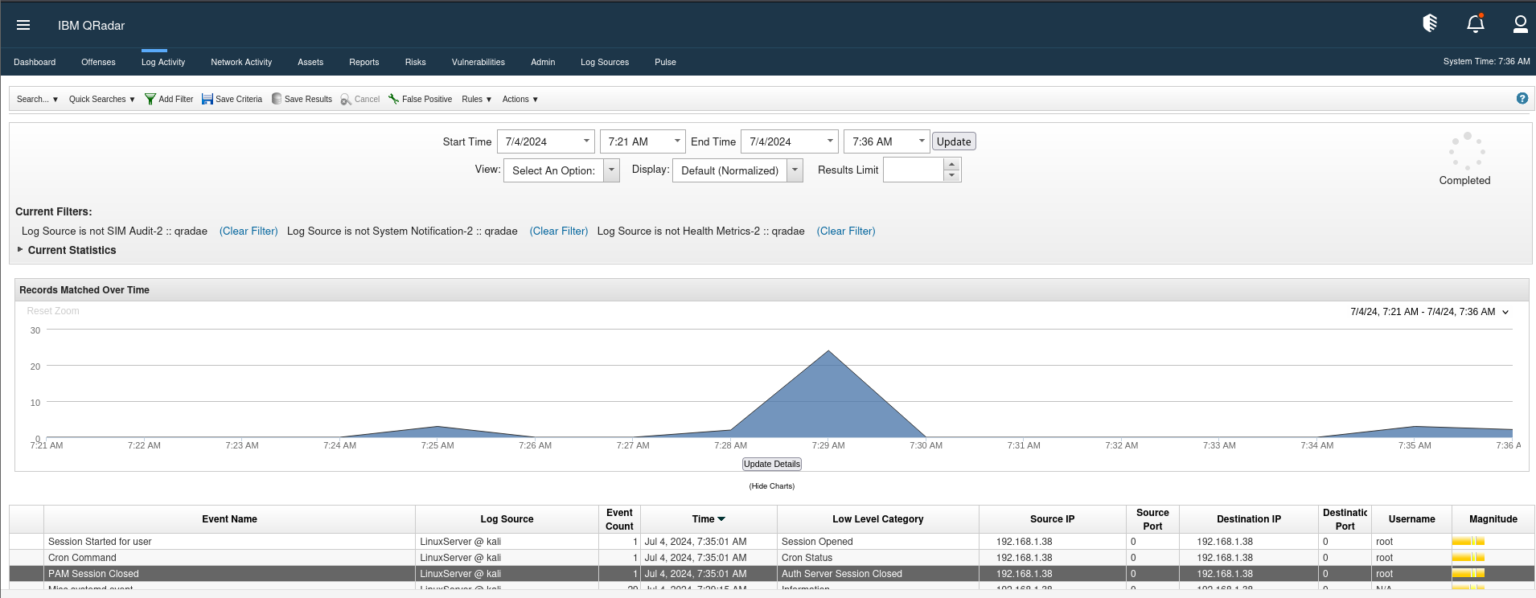 Event properties in Qradar | Codefensive Technologies