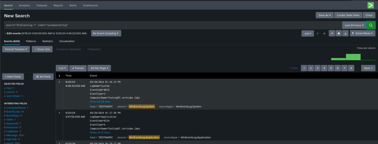 Monitoring Windows Logs with Splunk Universal Forwarder